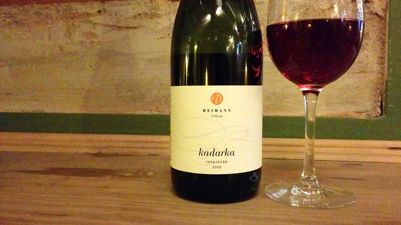 Heimann Kadarka 2013 — kadarka od króla doliny — Winne Przygody